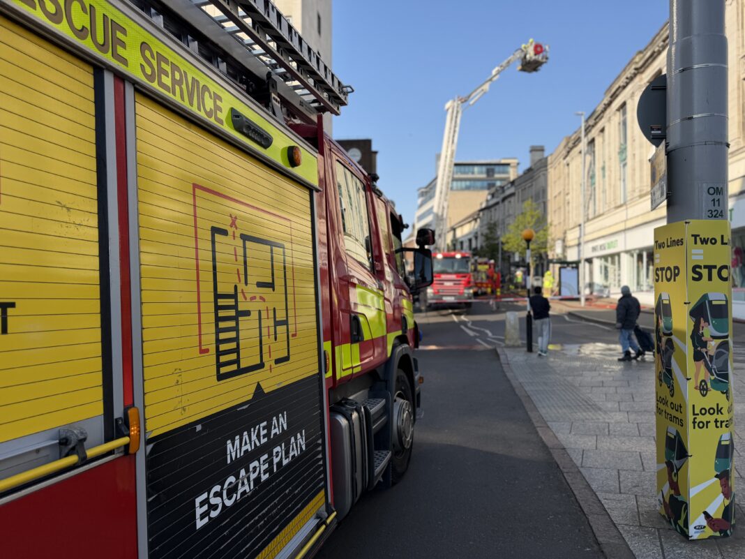 Updates: Multiple fire crews attend incident in Nottingham city centre ...