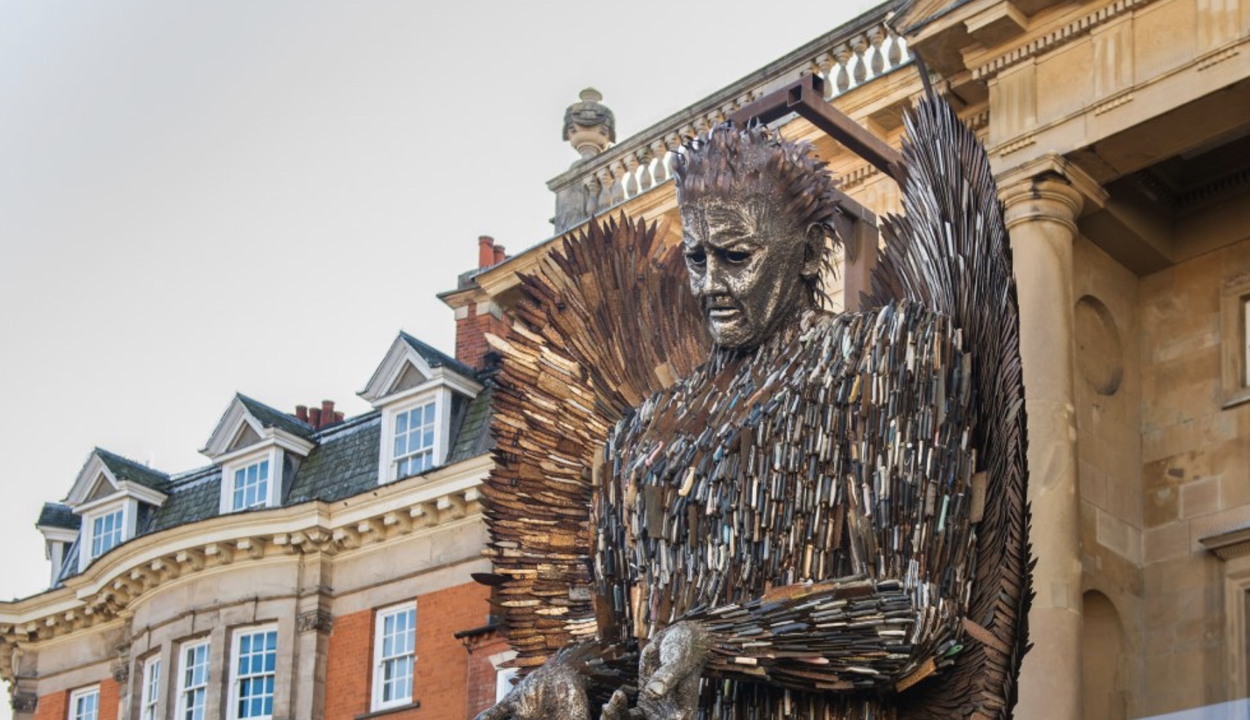 Closing ceremony announced for Newark's Knife Angel visit | West ...