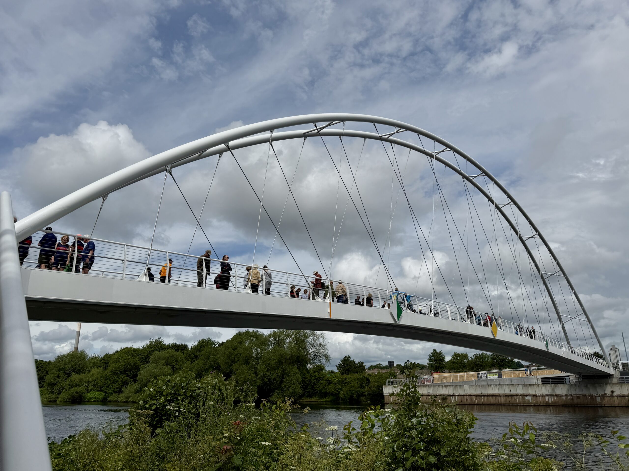 Face painting, Lego bridge building and cycling at Waterside Bridge fun ...
